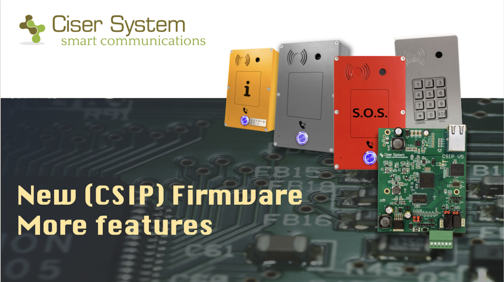 Ciser System – Experts in Intercom, Telephony and Assistance New CSIP ...
